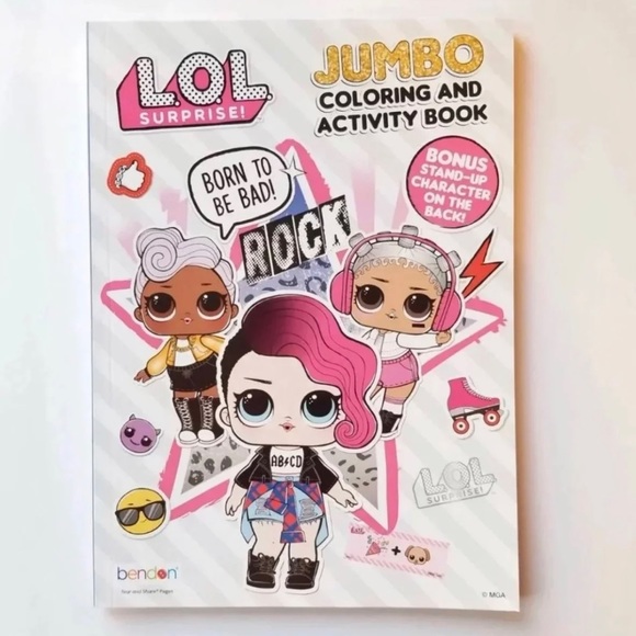 MGA Entertainment | Toys | Lol Surprise Dolls Coloring And Activity ...